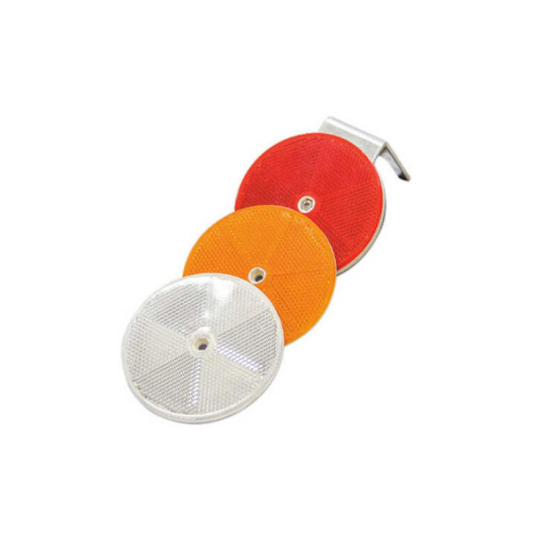 OPTRAFFIC Round Reflectors - Reflective Corner Cube Delineator