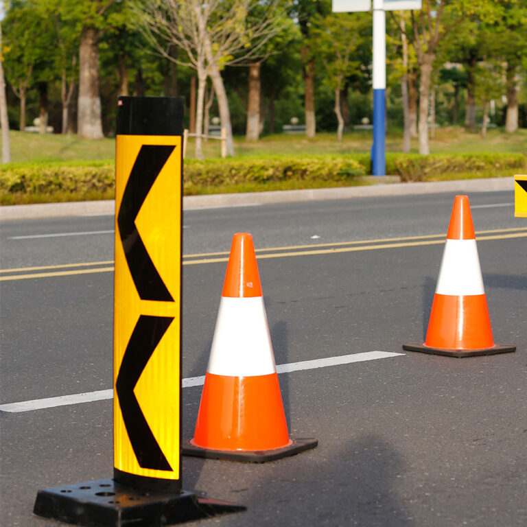 Chevron Delineators for Work Zones - Durable Traffic Delineators