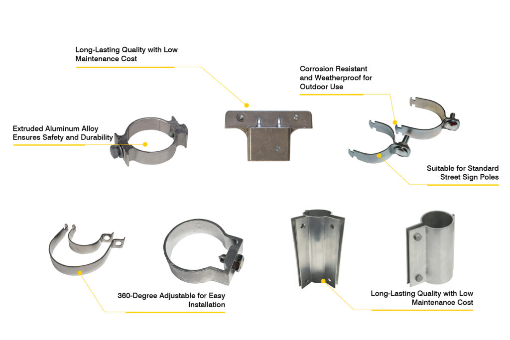 Double-Sided Sign Bracket - Outdoor Sign Bracket | OPTRAFFIC