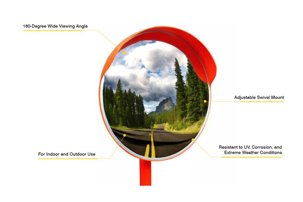 Convex Mirror - Traffic Mirror for Road Safety | OPTRAFFIC