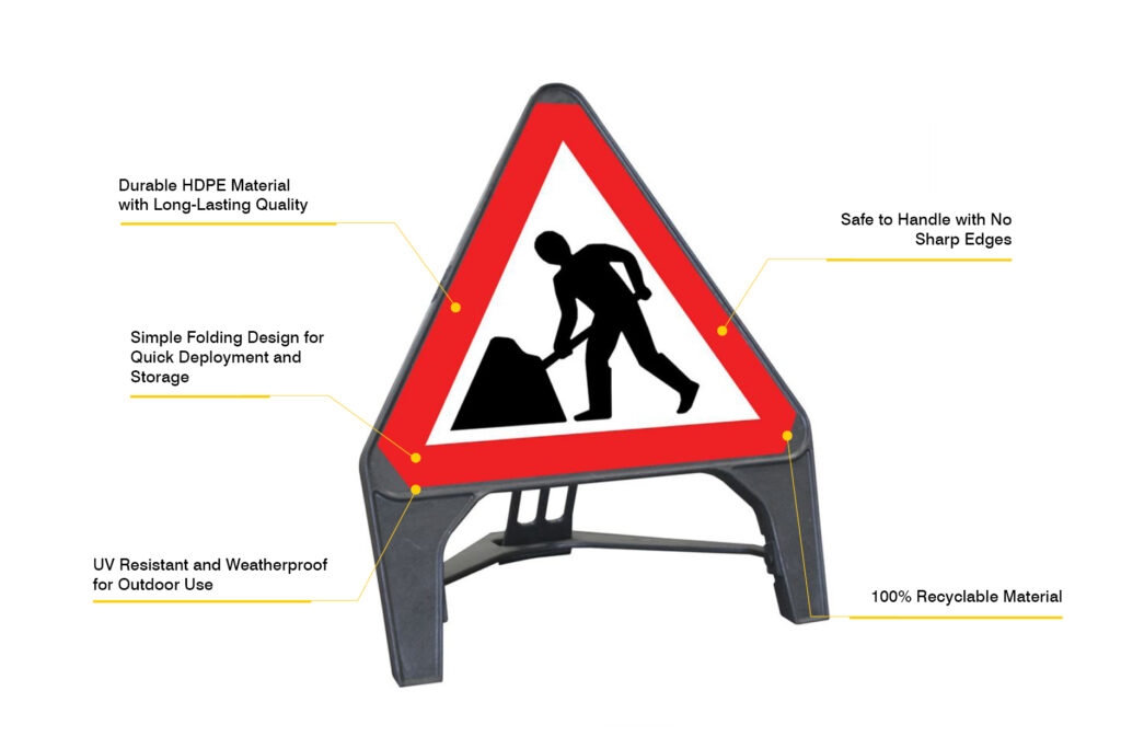 Endura Plastic Road Signs - Durable Triangle Signs | OPTRAFFIC