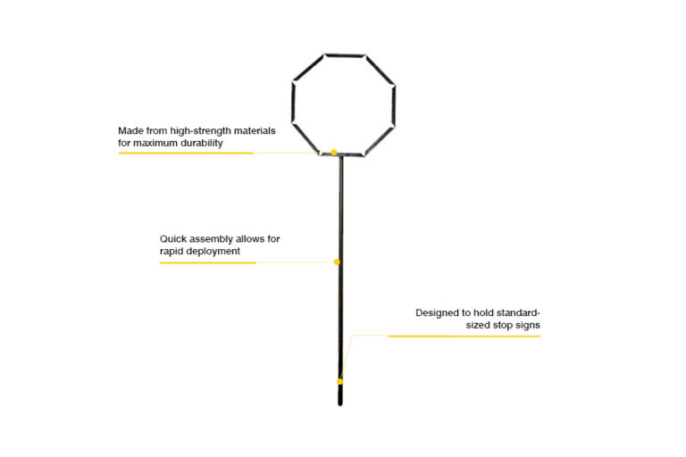 정지 사인 프레임 - 교통 사인 스탠드 | 광교통