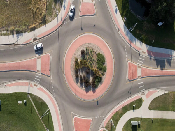 Optimizing Traffic Flow at Roundabouts with Traffic Safety Cones
