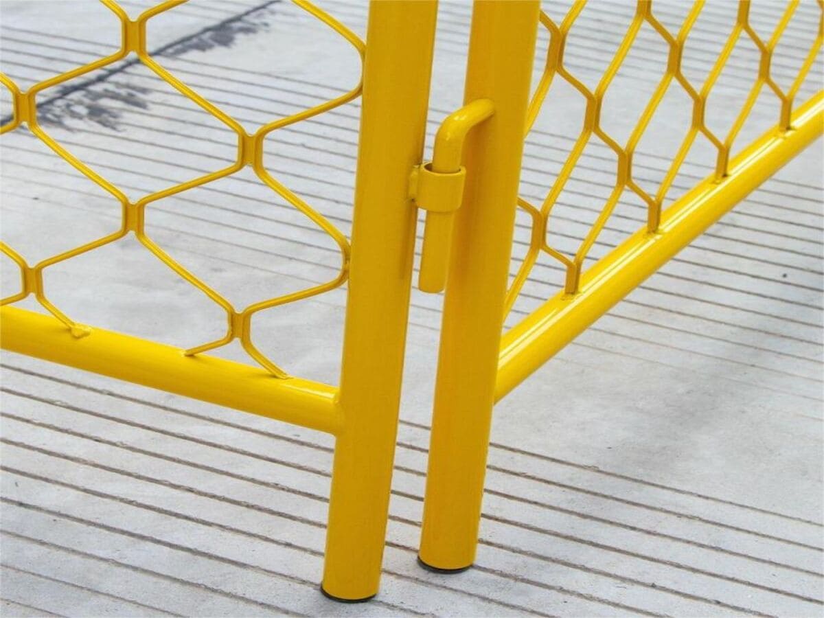 Crowd Control Barriers with Interlocking Design for Event Safety